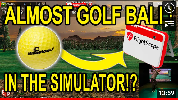 almostGOLF Balls in the Simulator